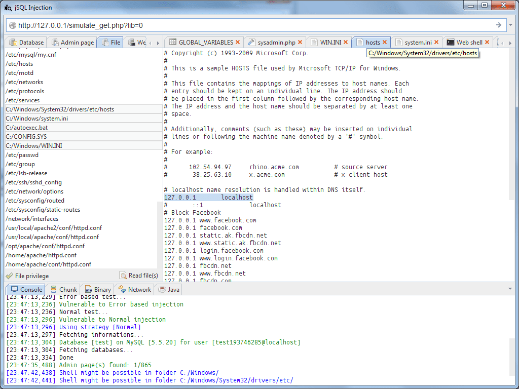 jSQL Injection：一款自动化SQL注入工具，开源|免费|跨平台|强大